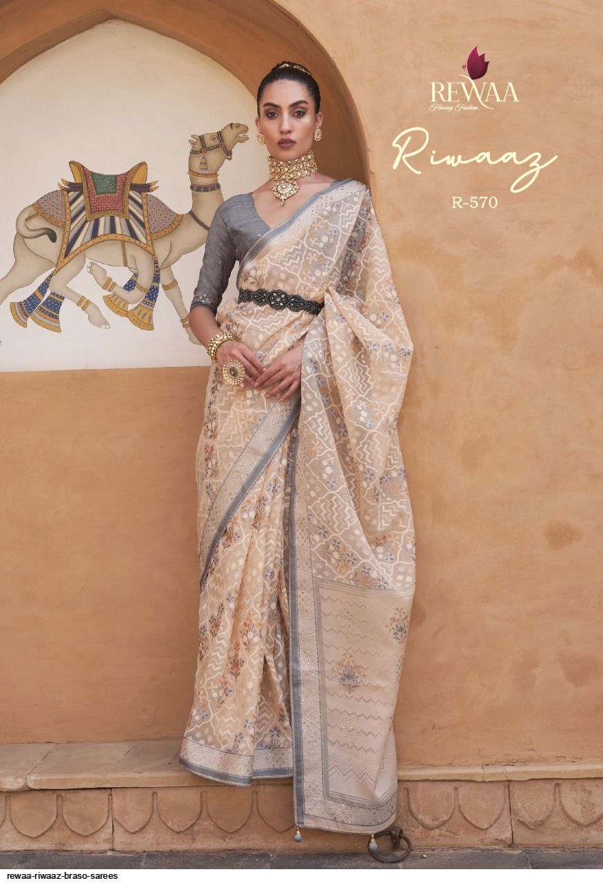REWAA RIWAAZ BRASO SAREES