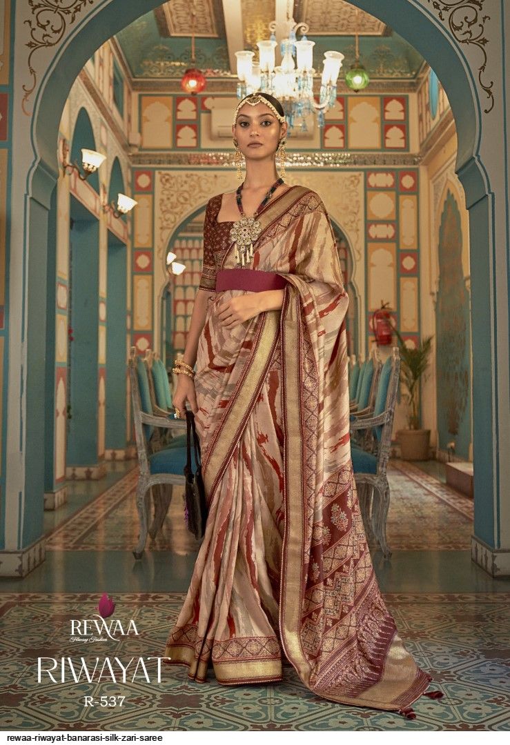 REWAA RIWAYAT BANARASI SILK ZARI SAREE