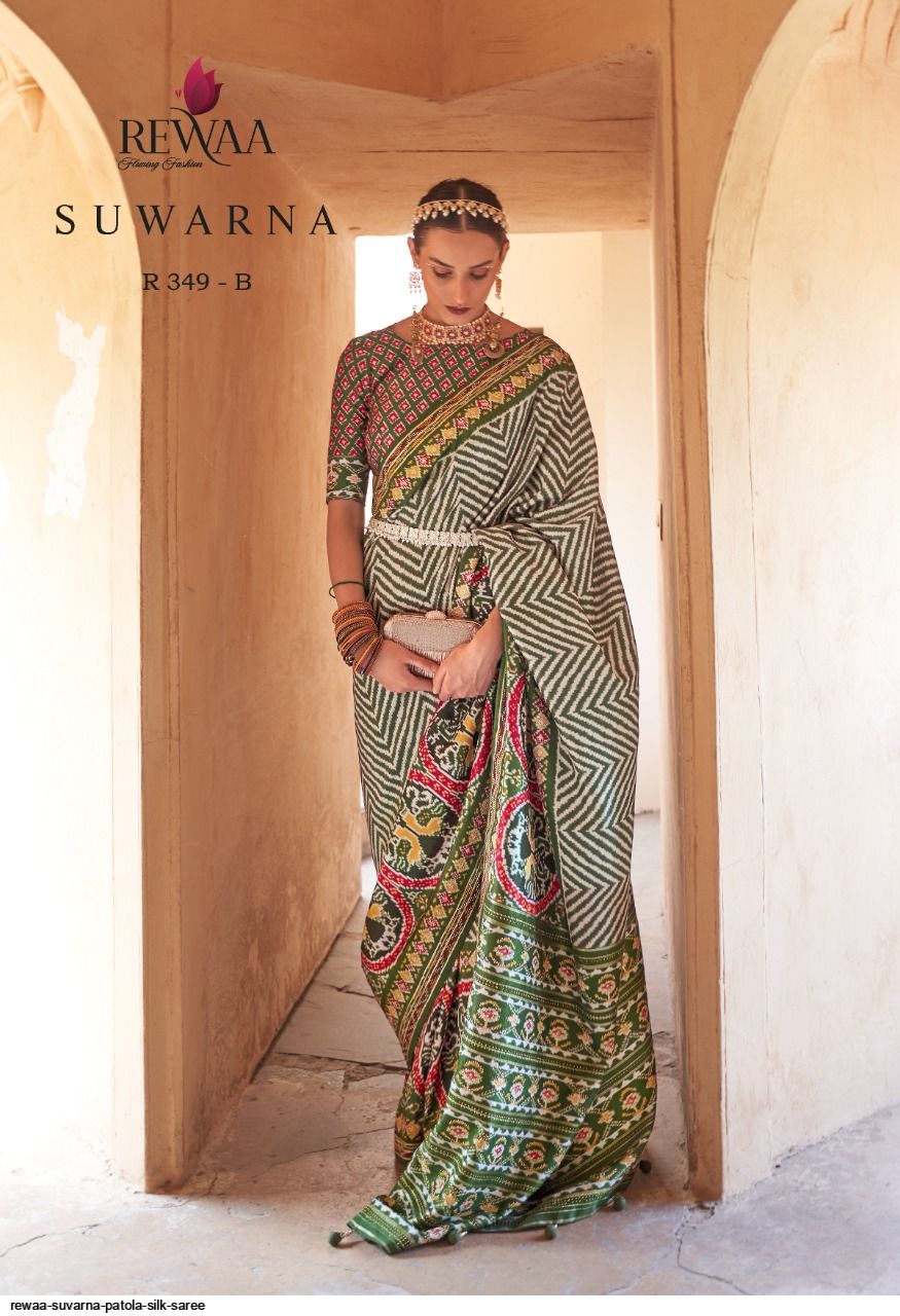 REWAA SUVARNA PATOLA SILK SAREE