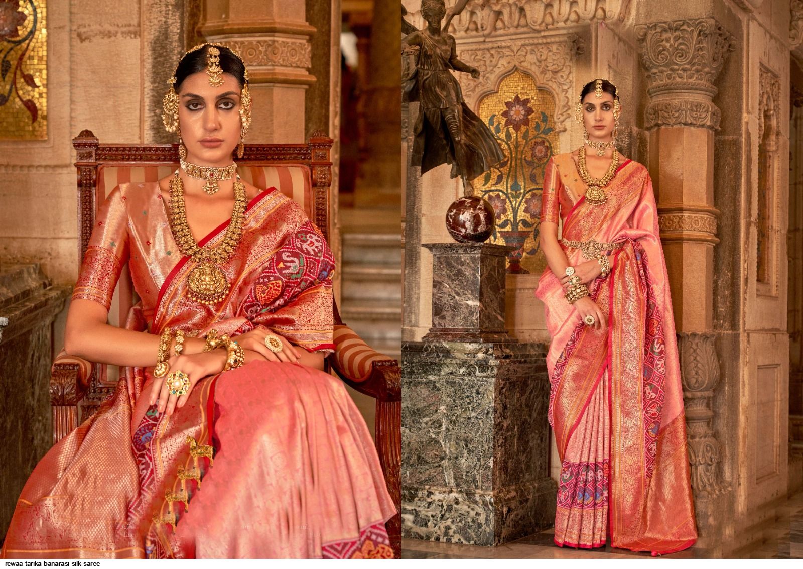 REWAA TARIKA BANARASI SILK SAREE