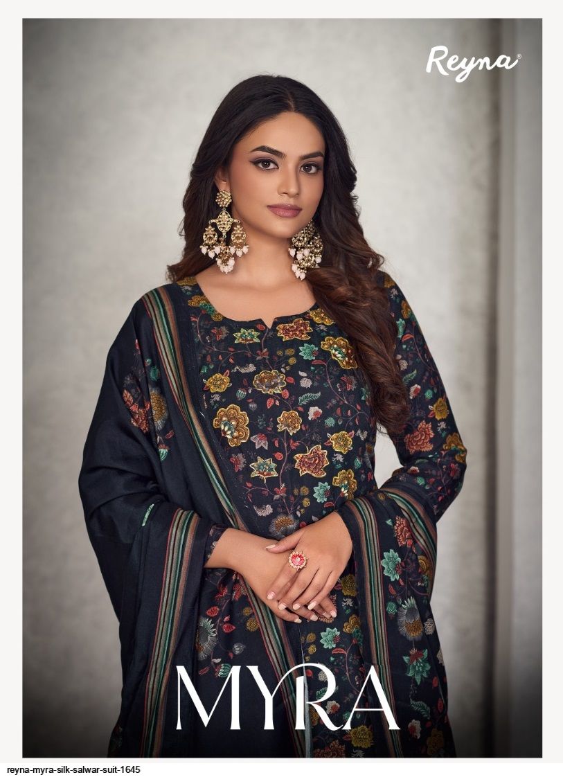 REYNA MYRA SILK SALWAR SUIT 1645