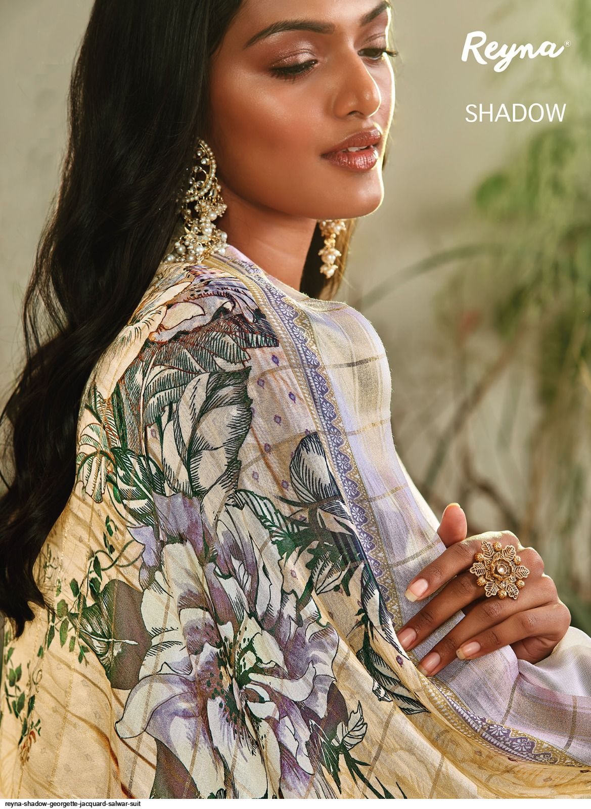 REYNA SHADOW GEORGETTE JACQUARD SALWAR SUIT