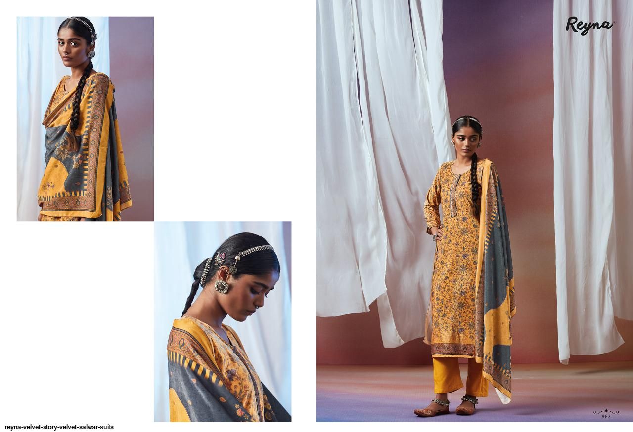 REYNA VELVET STORY VELVET SALWAR SUITS