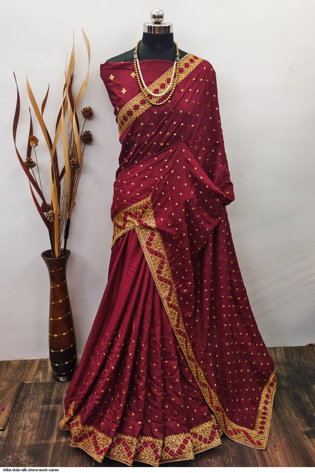 RITIKA DOLA SILK STONE WORK SAREE