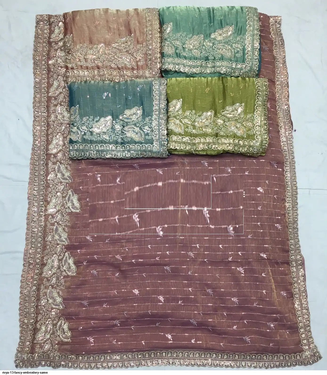 RIVYA-13 FANCY EMBROIDERY SAREE