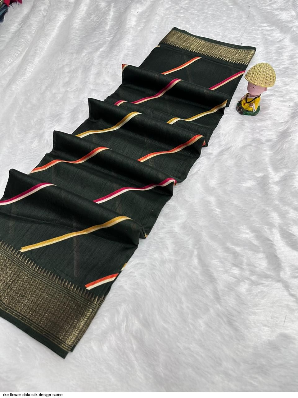 RKC flower Dola silk design SAREE