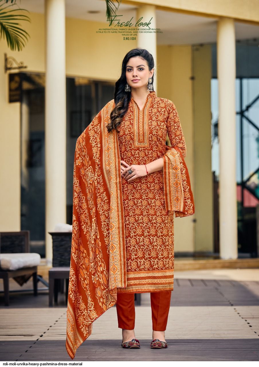 ROLI MOLI URVIKA HEAVY Pashmina DRESS MATERIAL