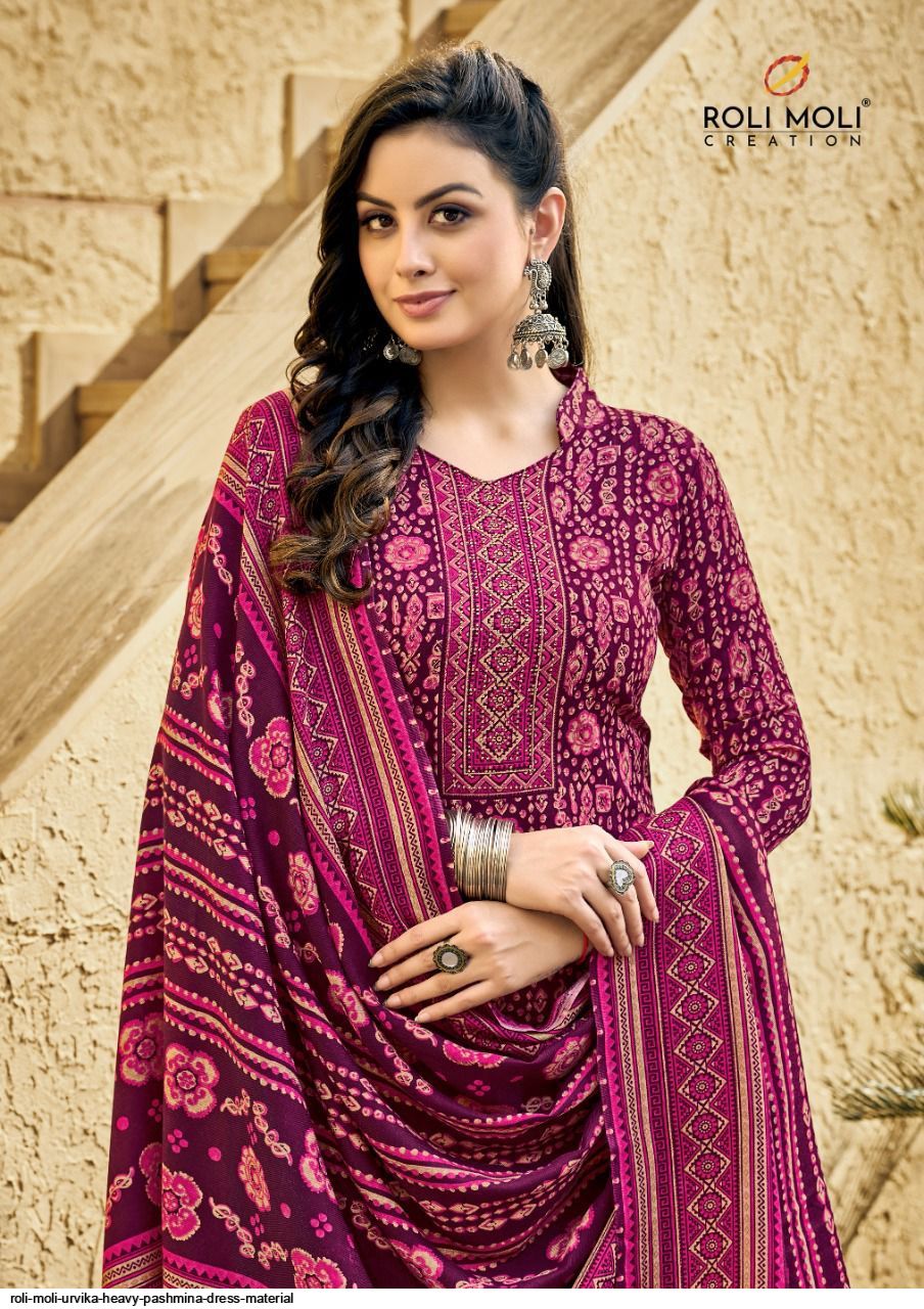 ROLI MOLI URVIKA HEAVY Pashmina DRESS MATERIAL