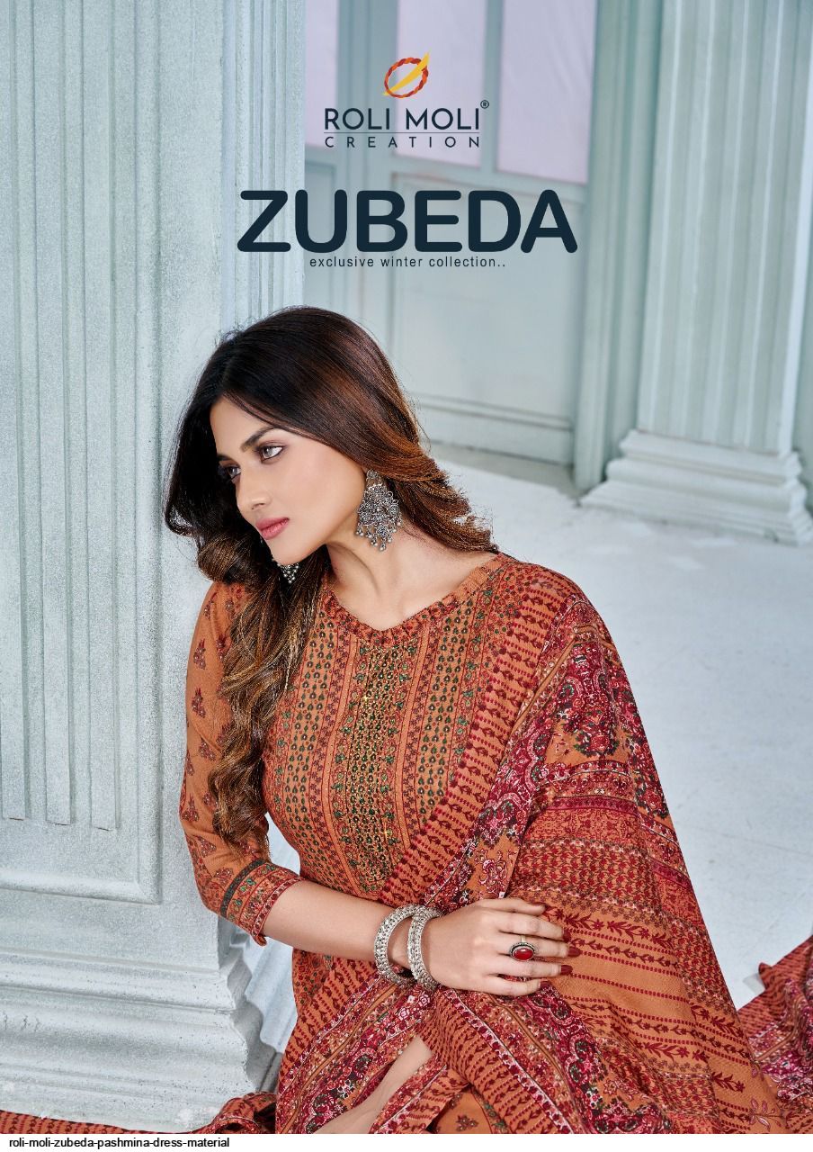 ROLI MOLI ZUBEDA Pashmina dress material