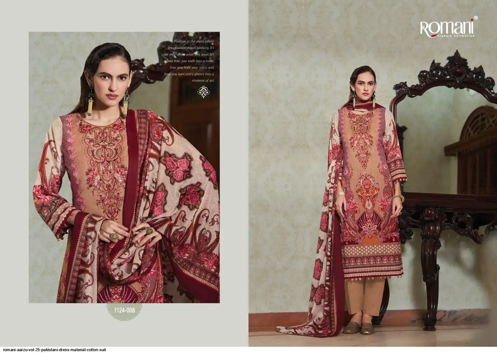 Romani Aarzu Vol 25 Pakistani Dress Material