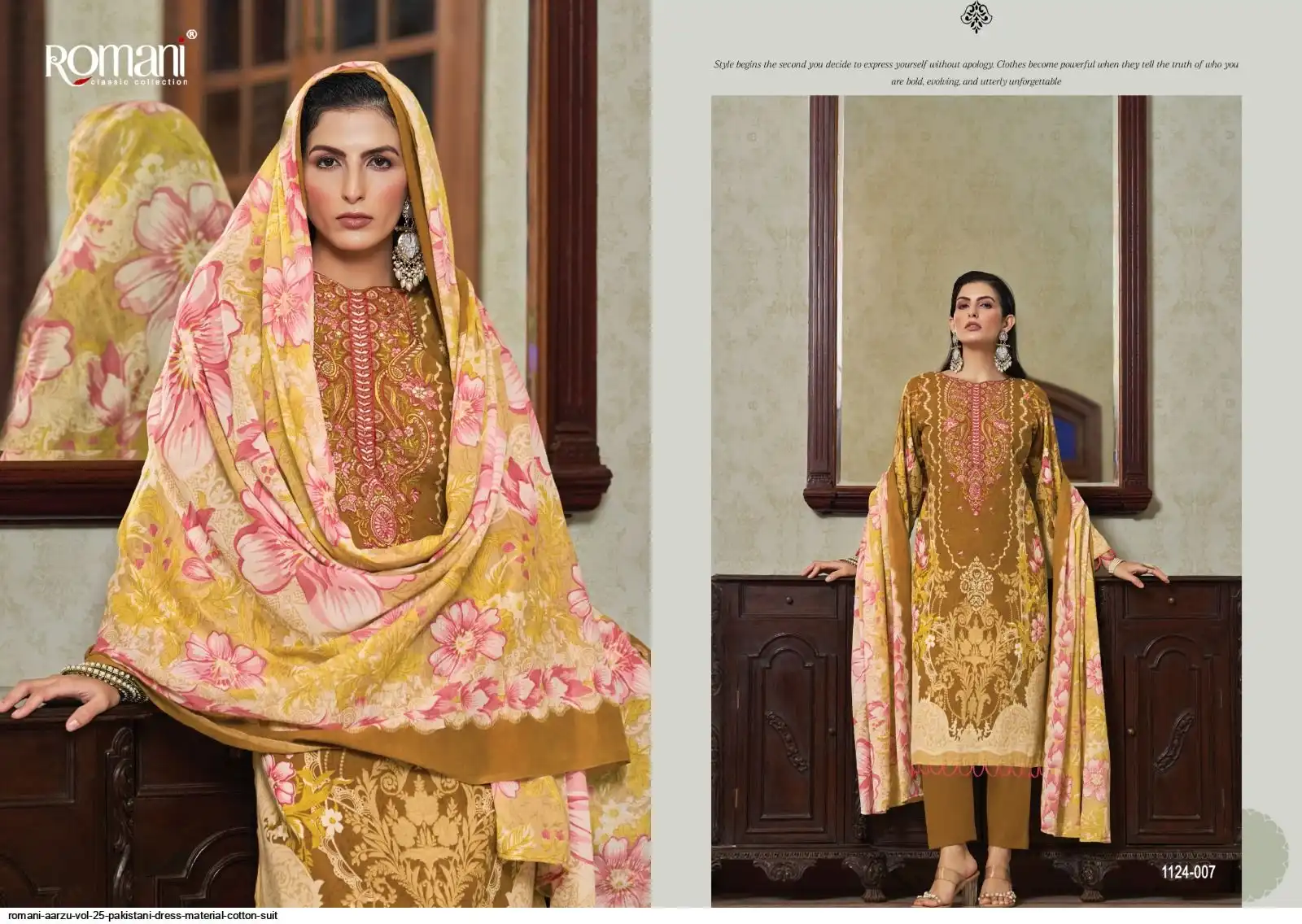 Romani Aarzu Vol 25 Pakistani Dress Material