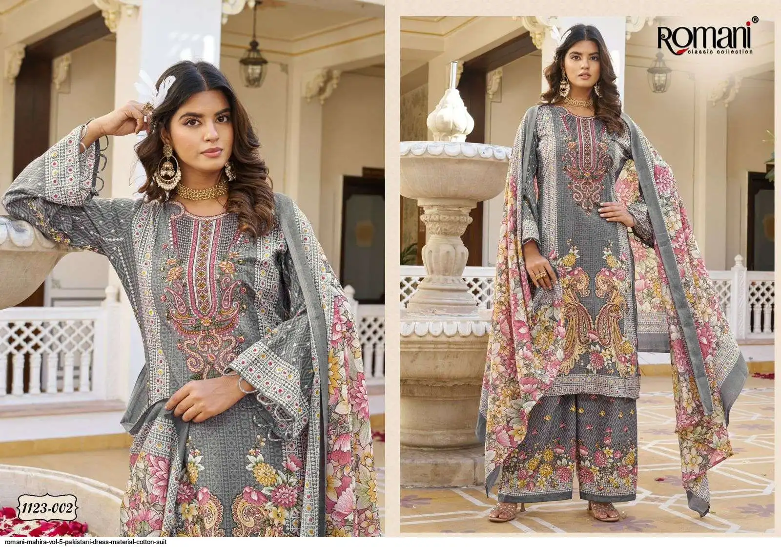 Romani Mahira Vol 5 Pakistani Dress Material
