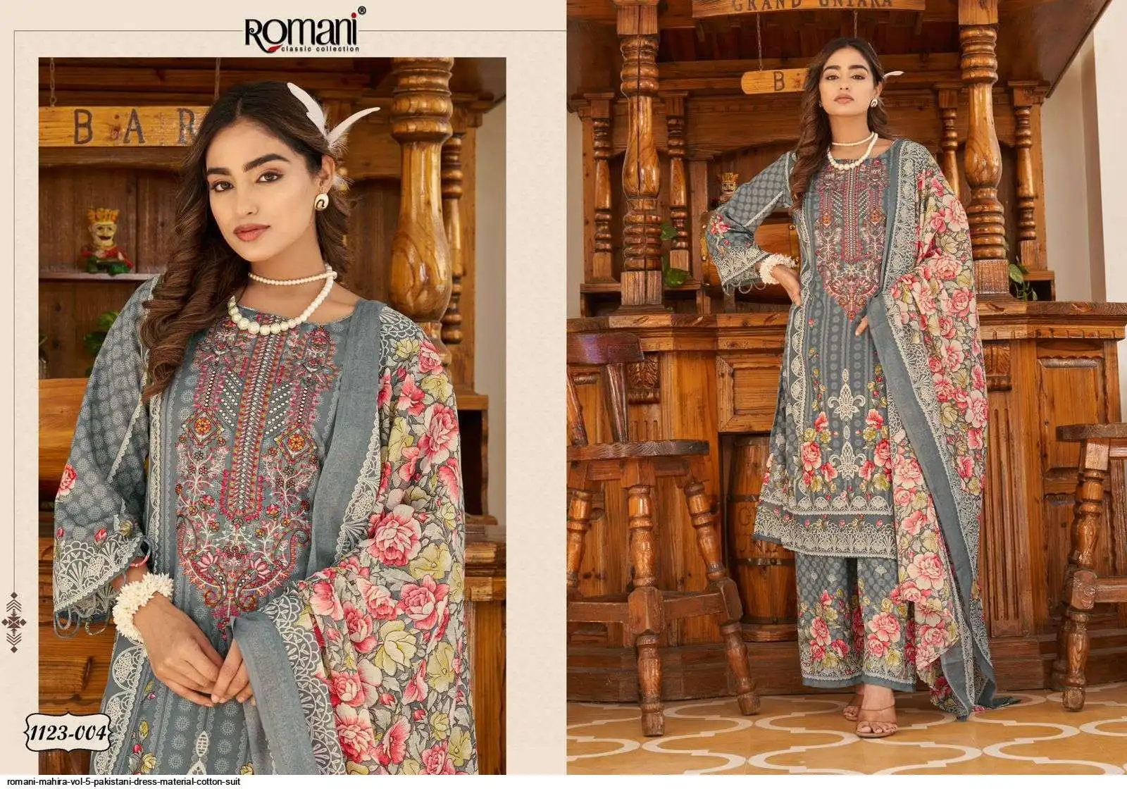 Romani Mahira Vol 5 Pakistani Dress Material