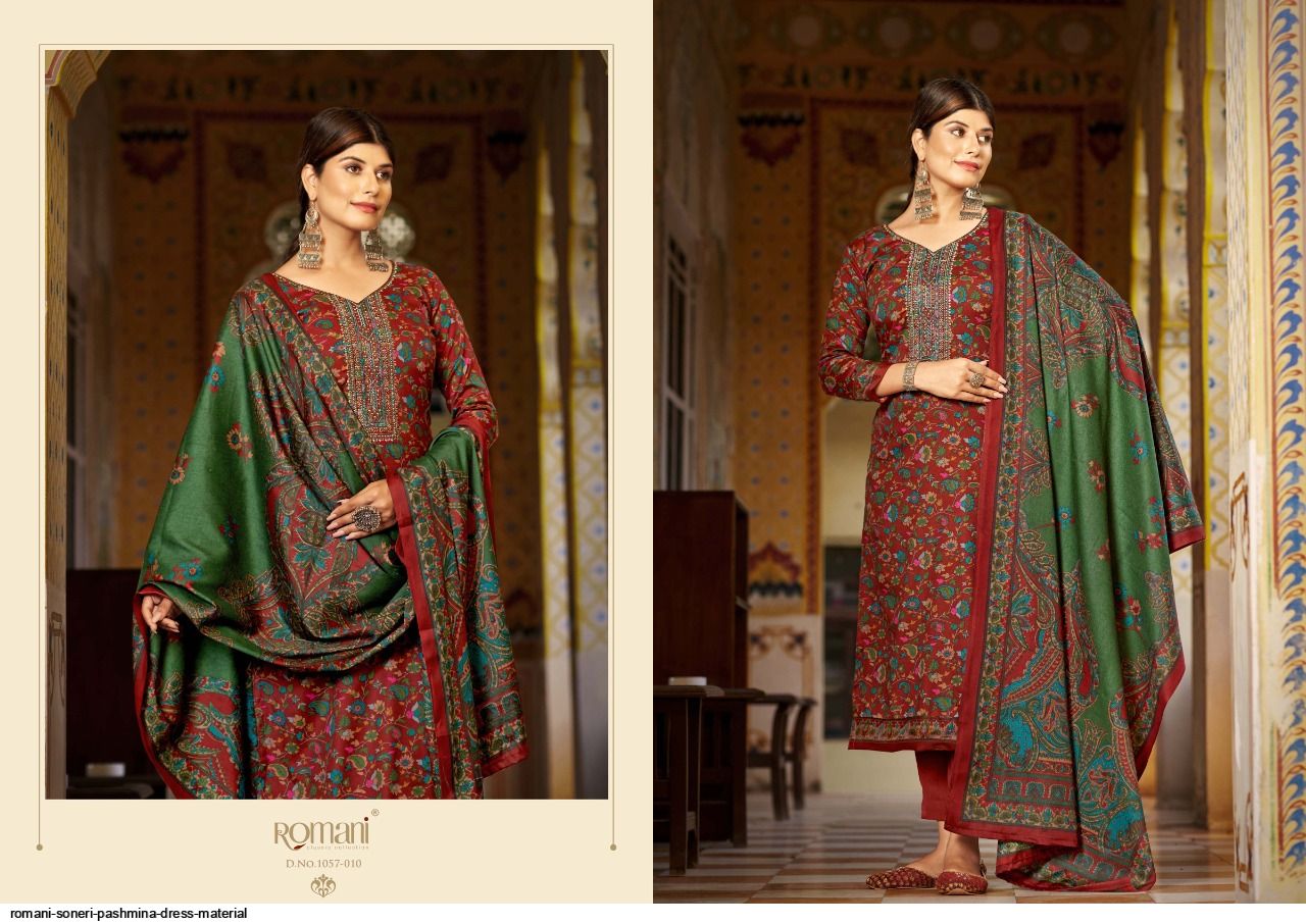ROMANI SONERI Pashmina dress material