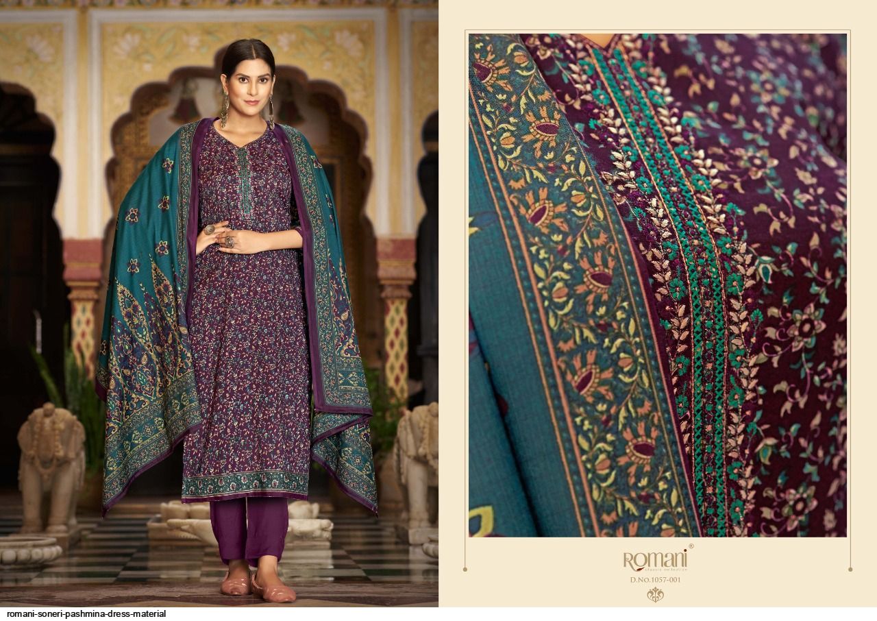 ROMANI SONERI Pashmina dress material