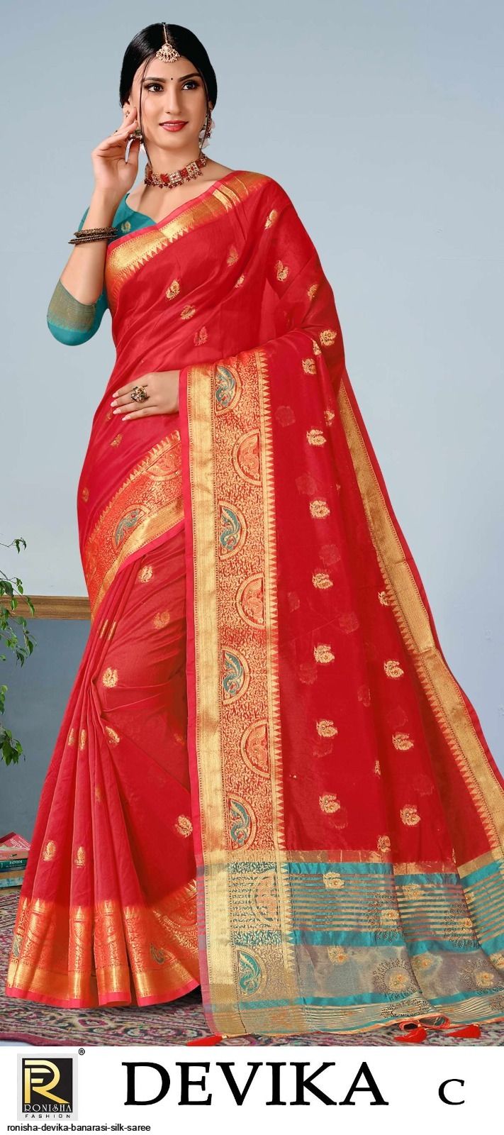 RONISHA DEVIKA BANARASI SILK SAREE