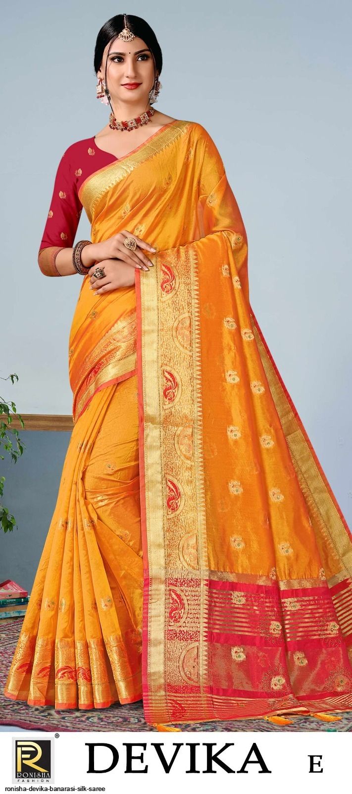 RONISHA DEVIKA BANARASI SILK SAREE