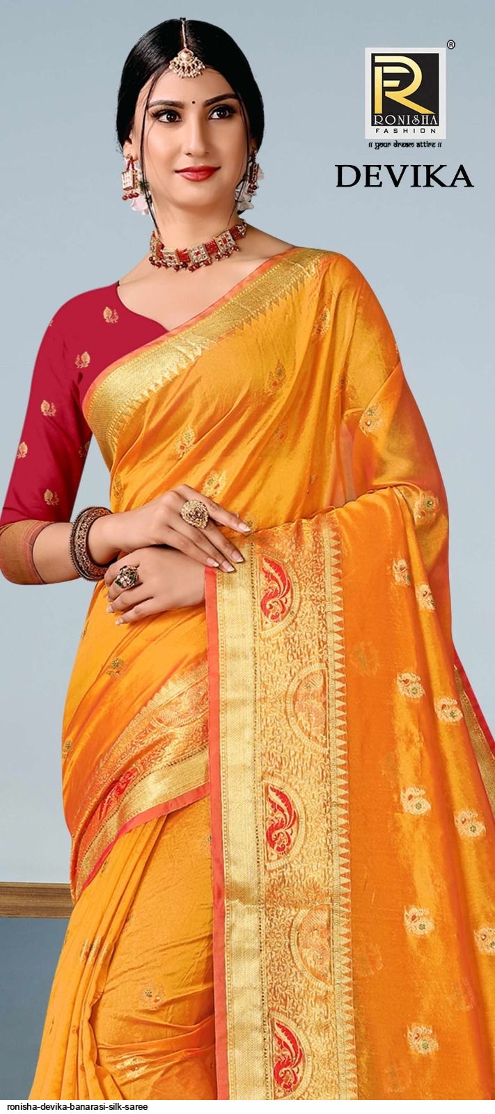 RONISHA DEVIKA BANARASI SILK SAREE