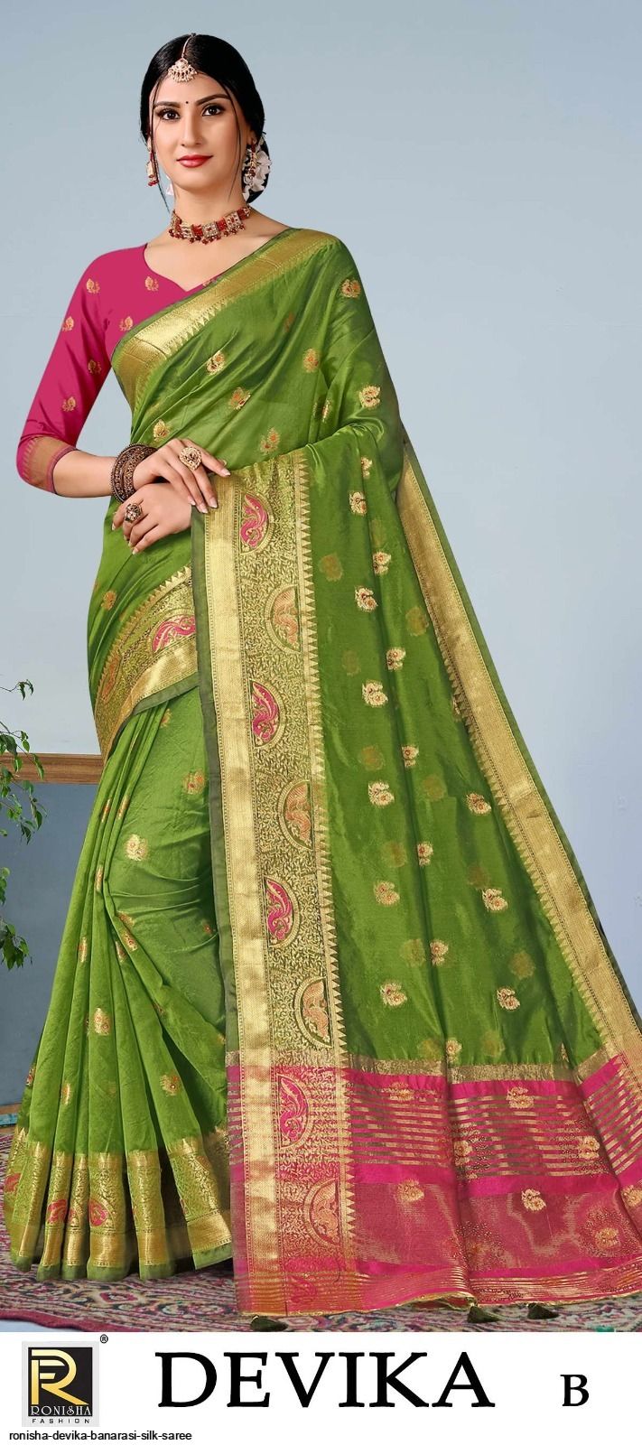 RONISHA DEVIKA BANARASI SILK SAREE