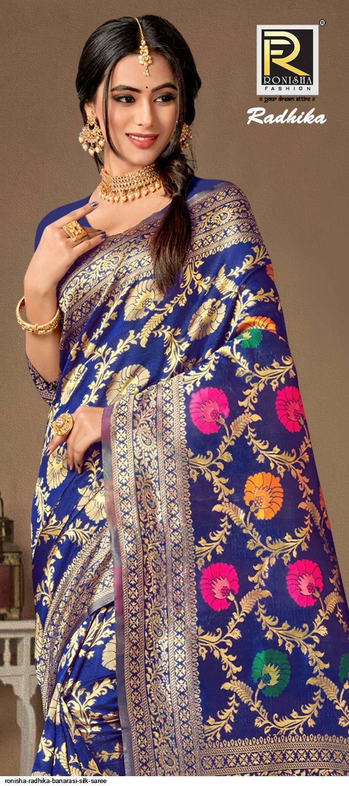 RONISHA Radhika BANARASI SILK SAREE