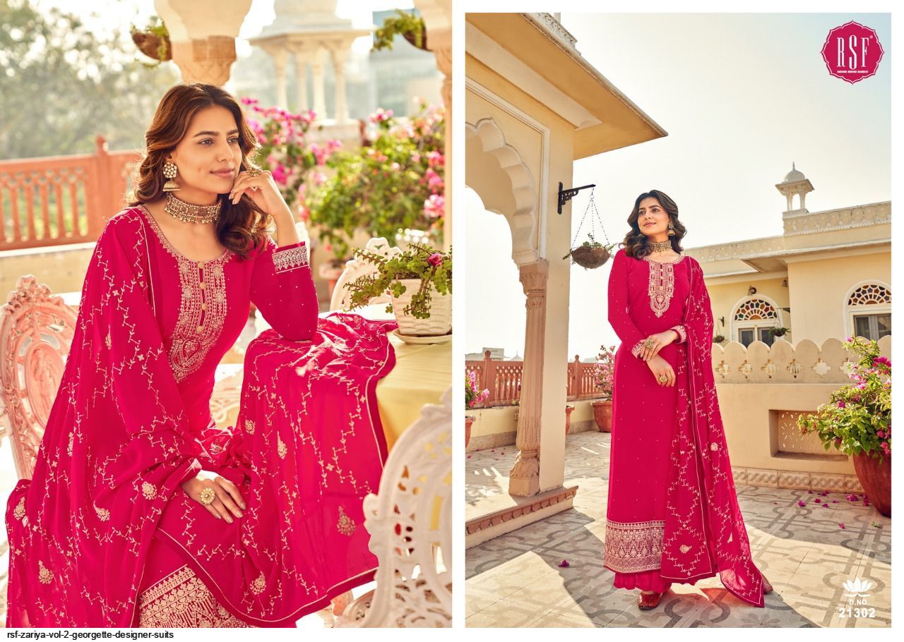 RSF Zariya Vol 2 GEORGETTE Designer Suits