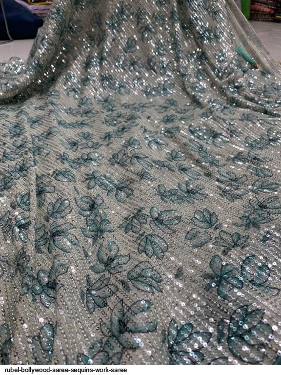 RUBEL BOLLYWOOD SAREE SEQUINS WORK SAREE