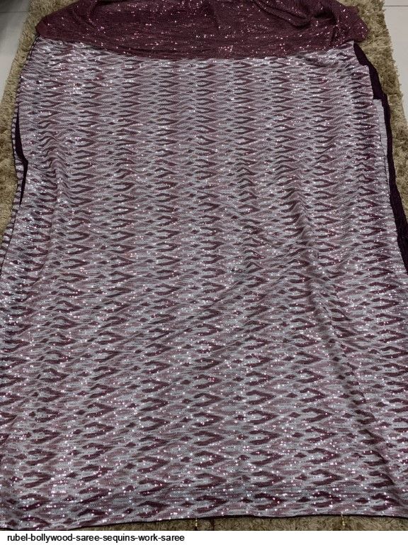 RUBEL BOLLYWOOD SAREE SEQUINS WORK SAREE