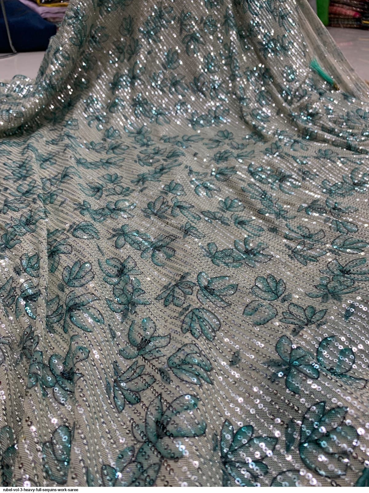 RUBEL VOL 3 HEAVY FULL SEQUINS WORK SAREE