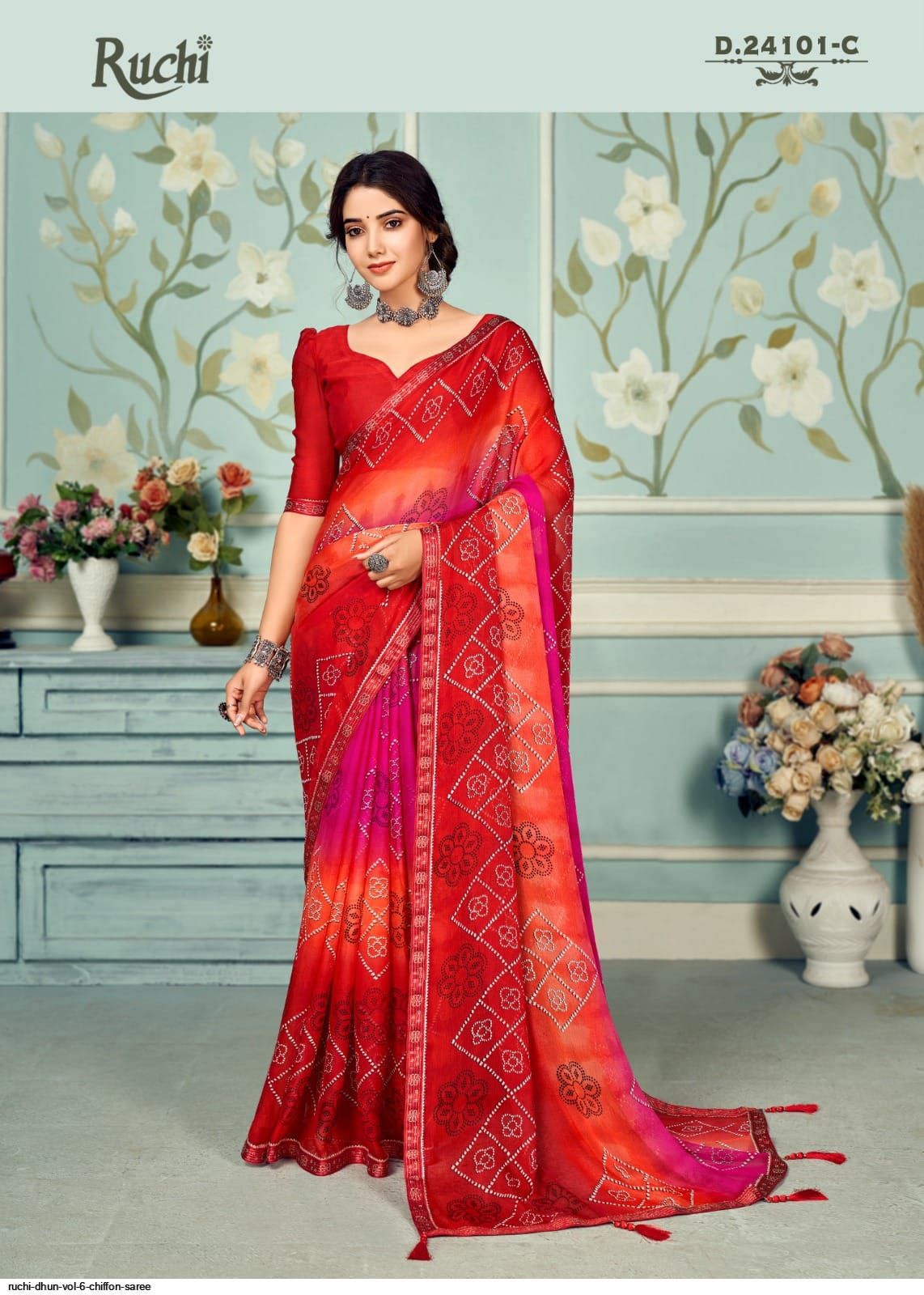 RUCHI DHUN VOL 6 Chiffon SAREE