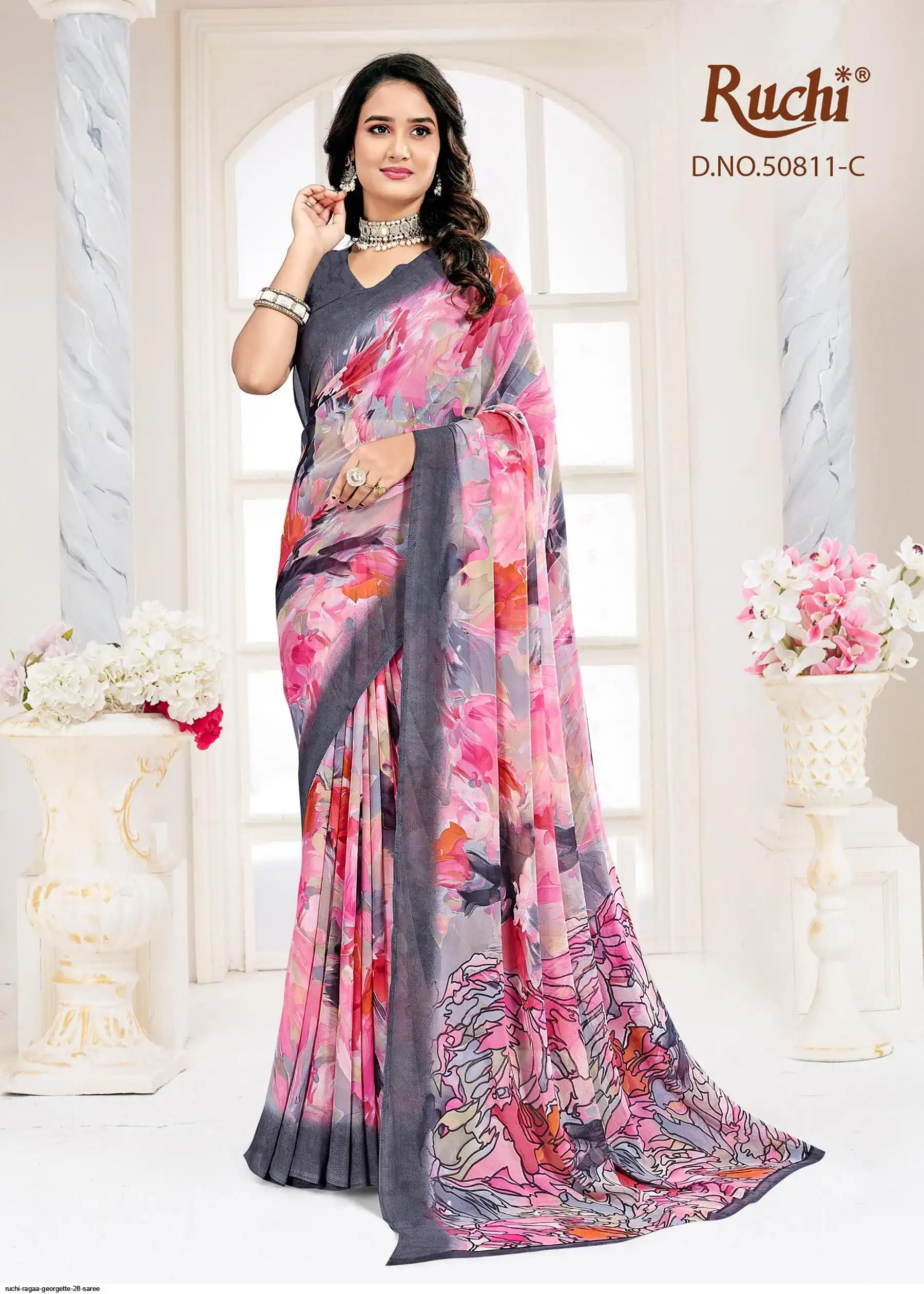 Ruchi RAGAA GEORGETTE 28 SAREE