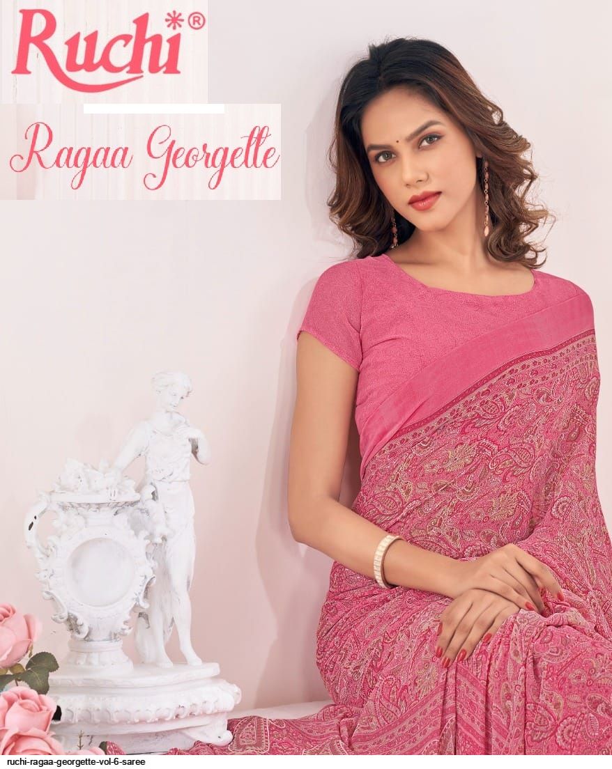 Ruchi Ragaa Georgette VOL 6 SAREE