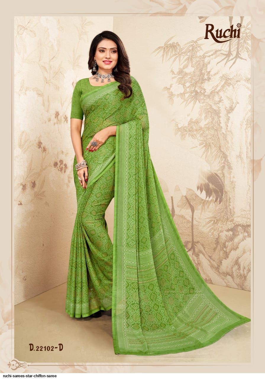 ruchi-star-heavy chiffon-sarees