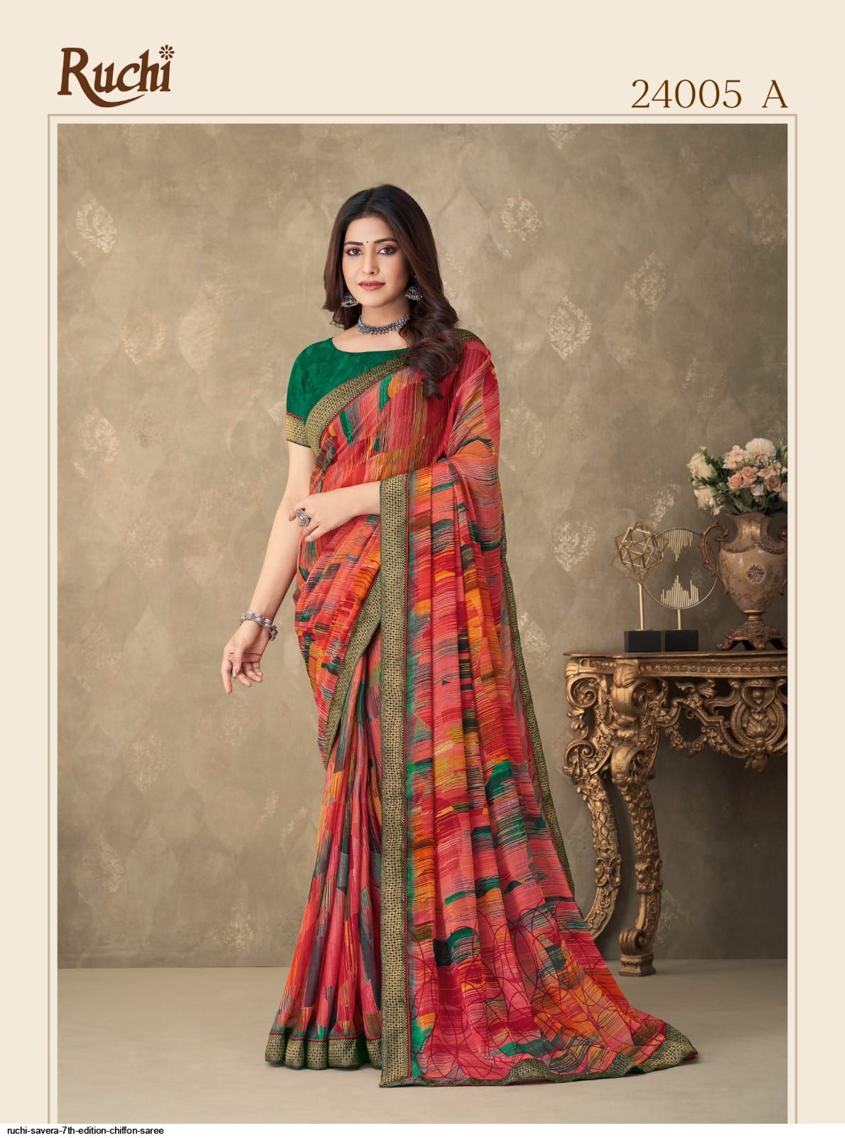RUCHI SAVERA 7TH EDITION Chiffon Saree