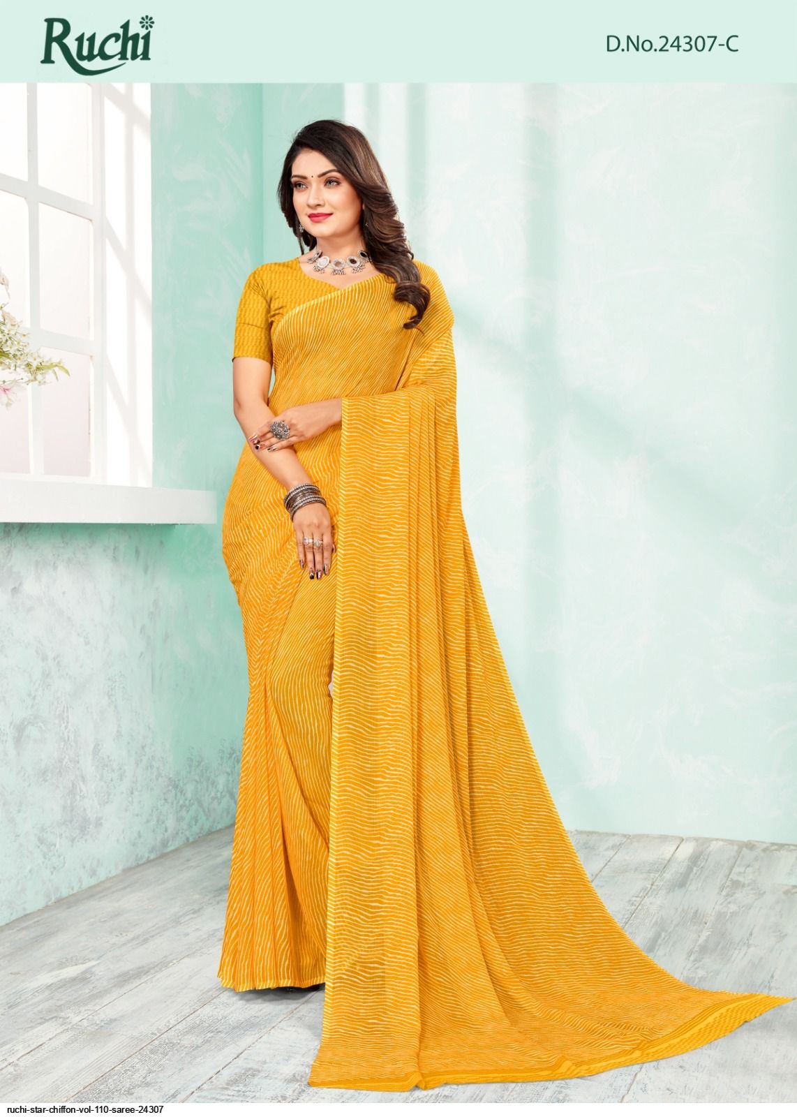 RUCHI STAR CHIFFON VOL 110 SAREE 24307