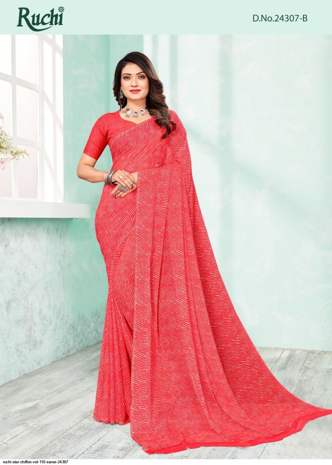 RUCHI STAR CHIFFON VOL 110 SAREE 24307