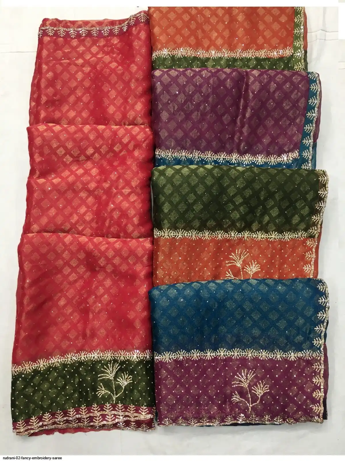 RUDRANI-02 FANCY EMBROIDERY SAREE