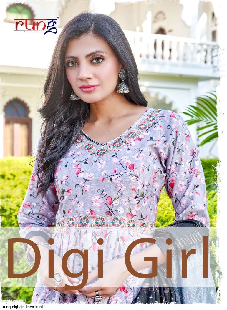 Rung DIGI GIRL LINEN kurti