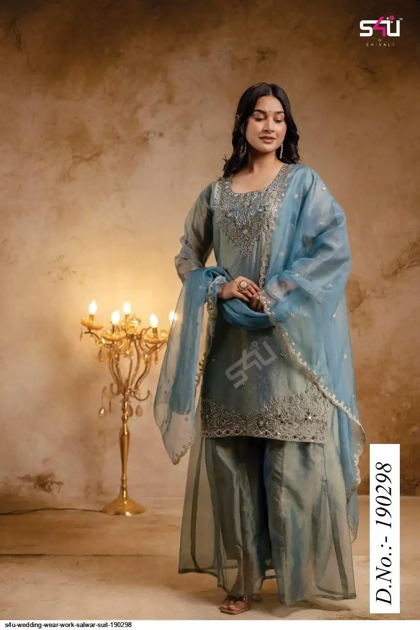 s4u wedding wear work salwar suit 190298