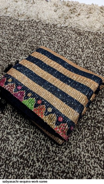 SABYASACHI SEQUINS WORK SAREE