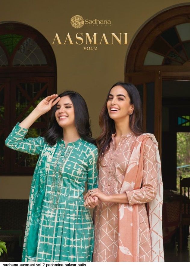 SADHANA AASMANI VOL 2 PASHMINA SALWAR SUITS
