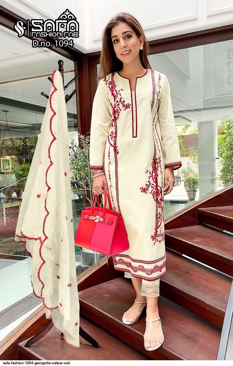 SAFA FASHION 1094 georgette salwar suit