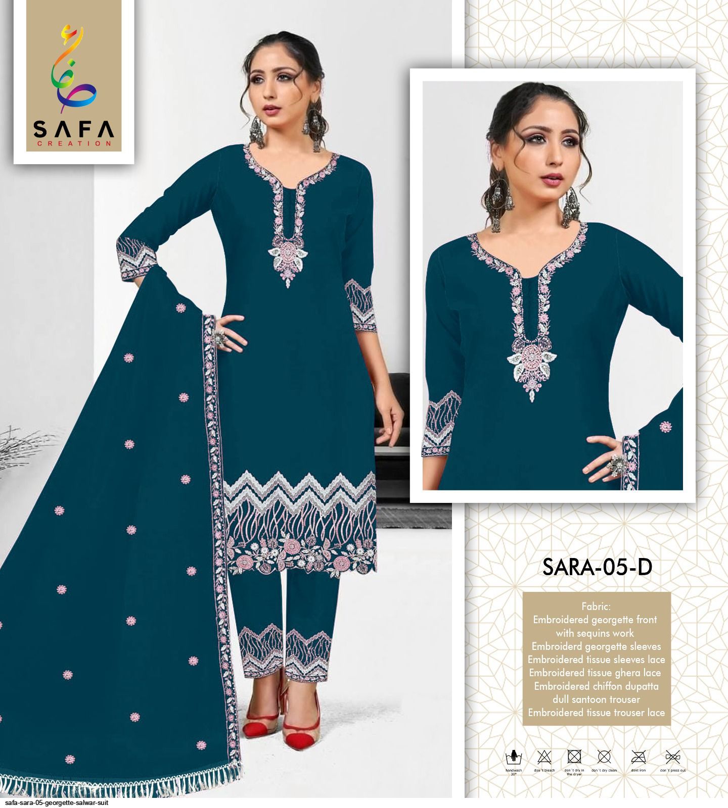 SAFA SARA 05 Georgette SALWAR SUIT