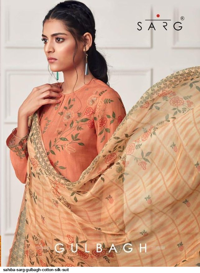 Sahiba Sarg gulbagh Cotton Silk Suit