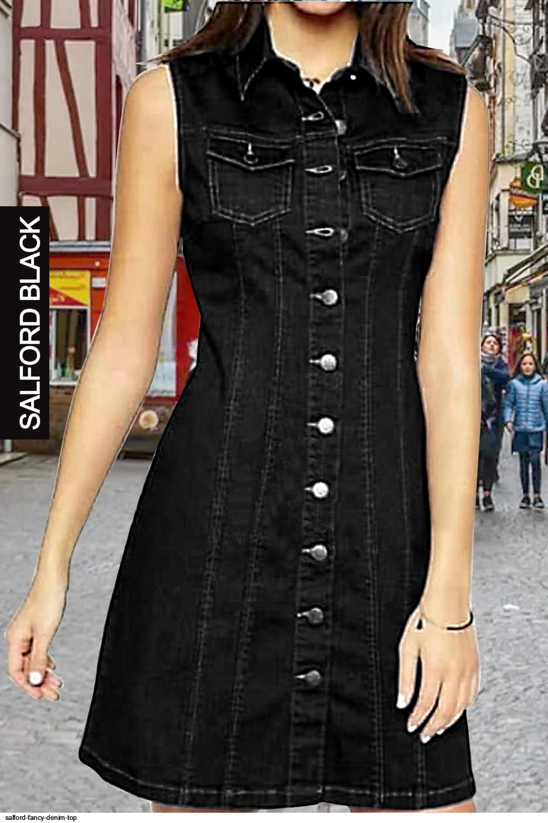 SALFORD FANCY DENIM TOP