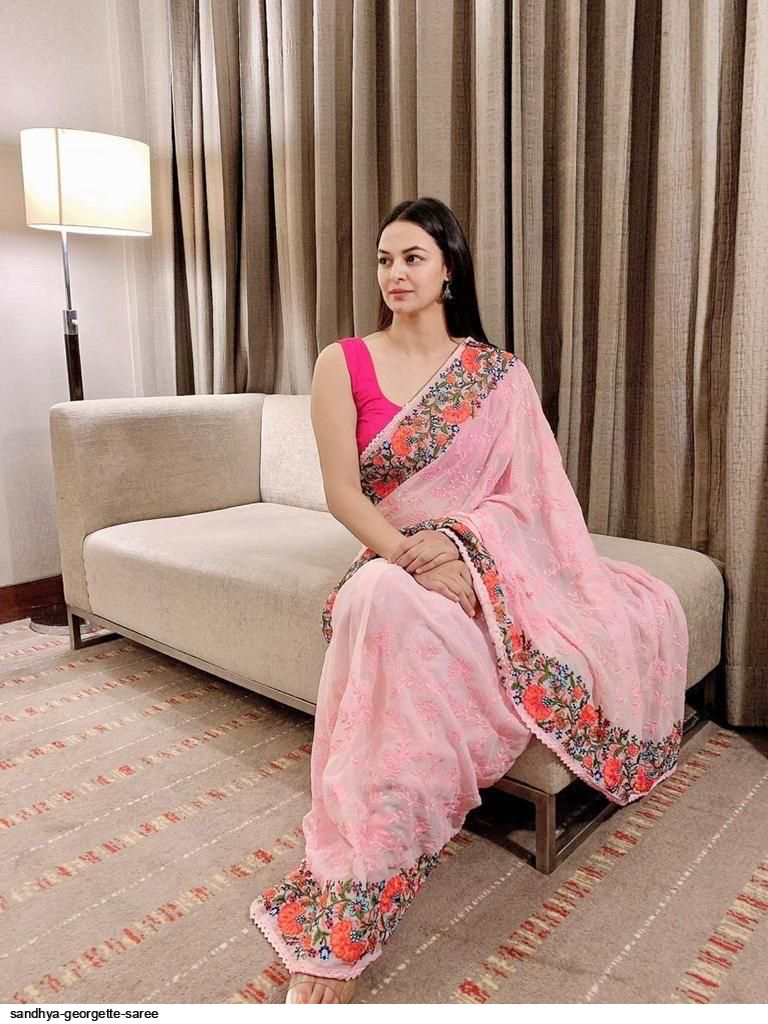 SANDHYA GEORGETTE SAREE