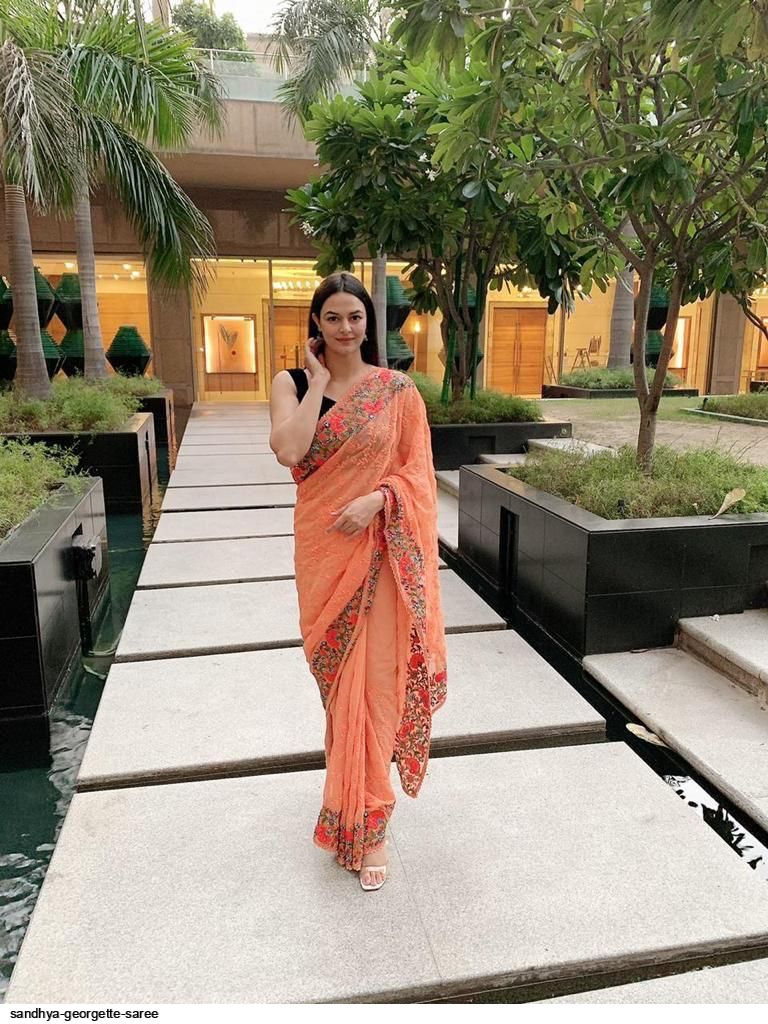 SANDHYA GEORGETTE SAREE