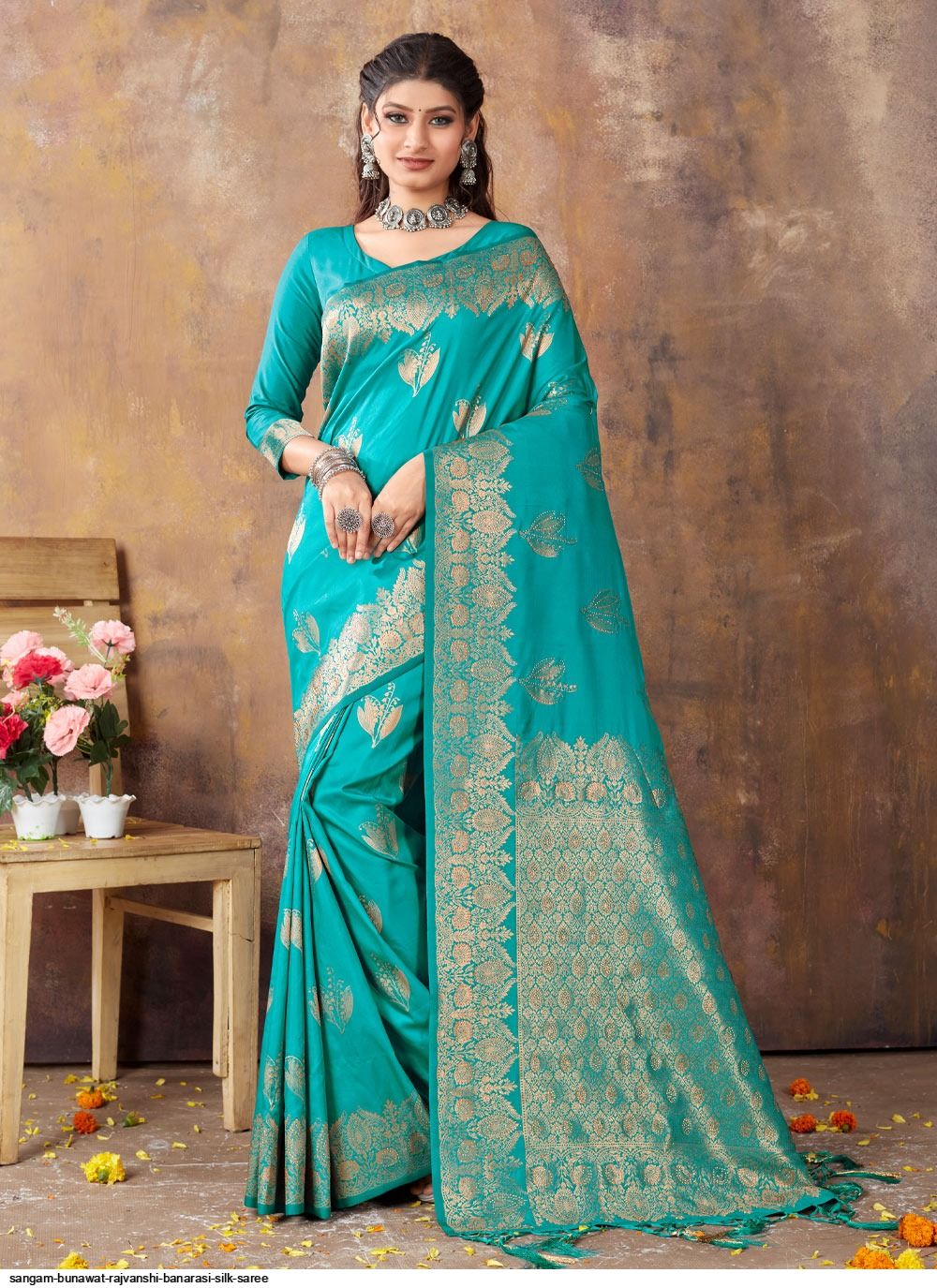 SANGAM BUNAWAT RAJVANSHI BANARASI SILK SAREE