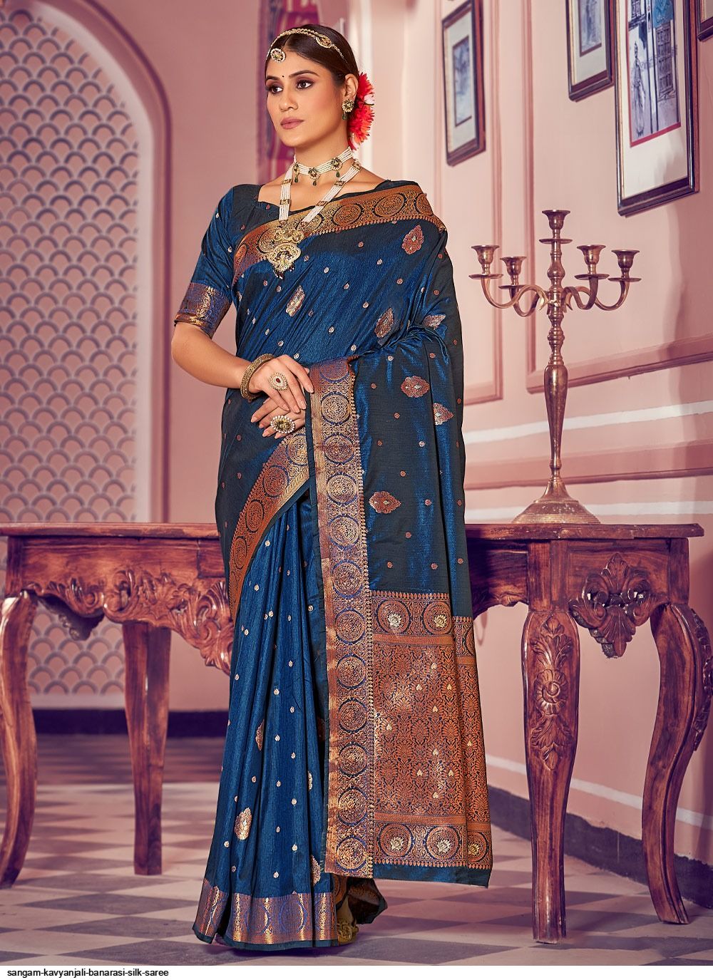 SANGAM KAVYANJALI Banarasi Silk SAREE
