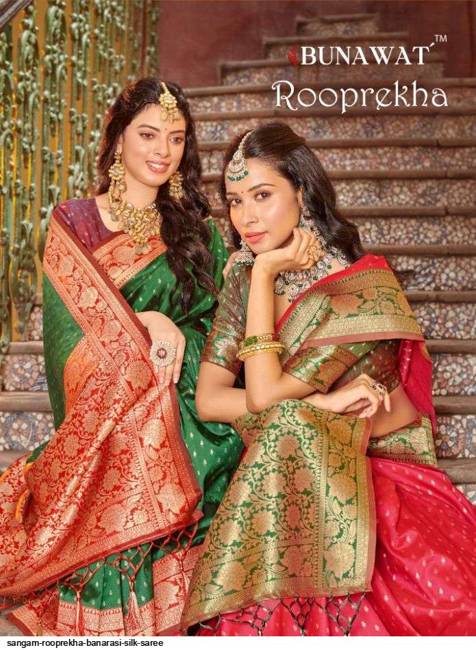 SANGAM ROOPREKHA BANARASI SILK SAREE