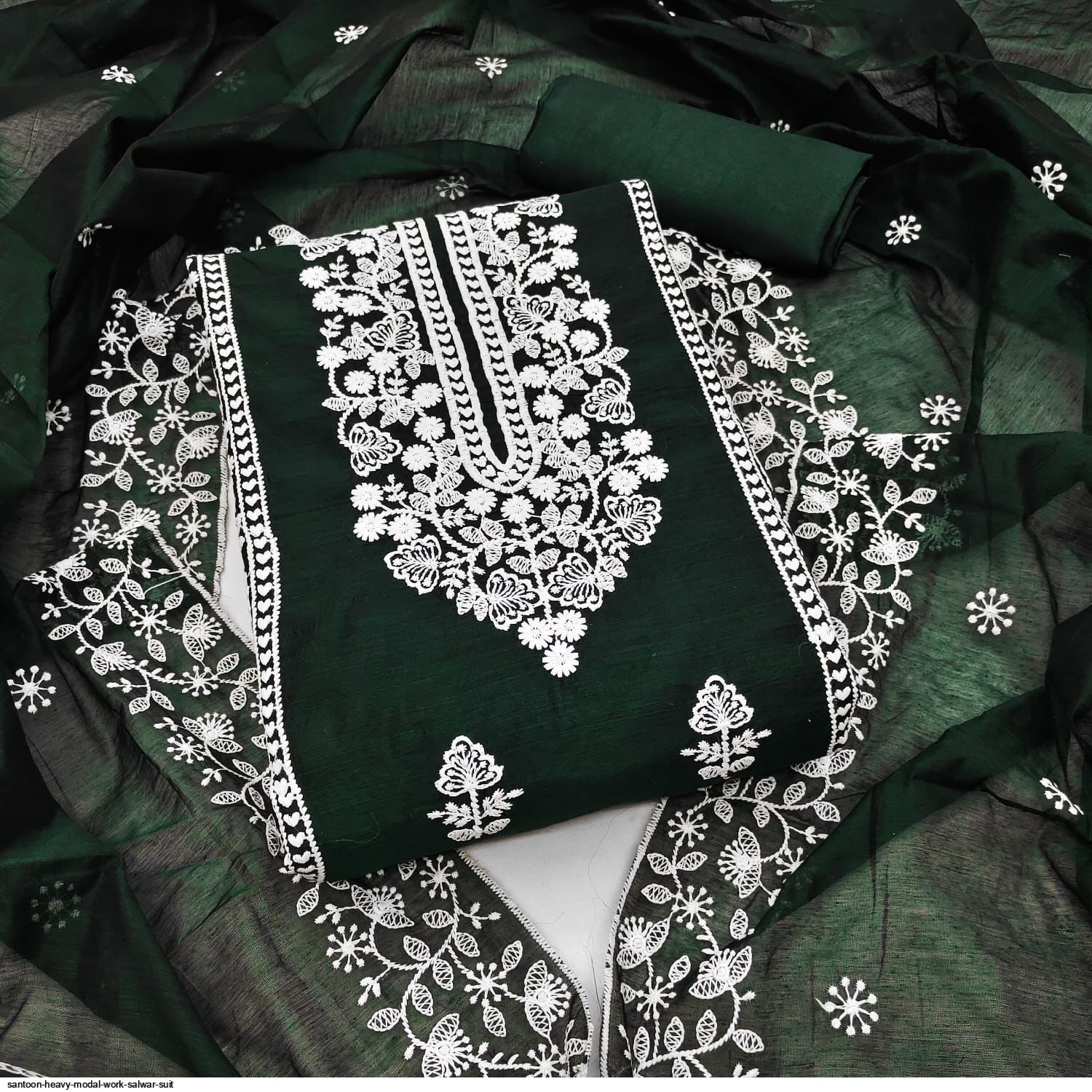 SANTOON HEAVY MODAL WORK SALWAR SUIT